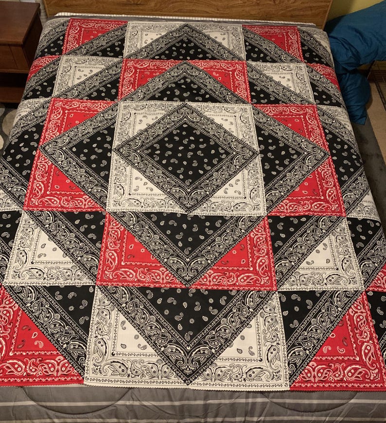Big Block Bandana Quilt Pattern Prism Quilt Pattern INSTANT DOWNLOAD - Etsy