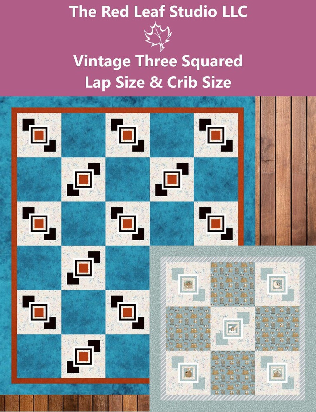 Vintage Three Squared Quilt Pattern INSTANT DOWNLOAD - Etsy