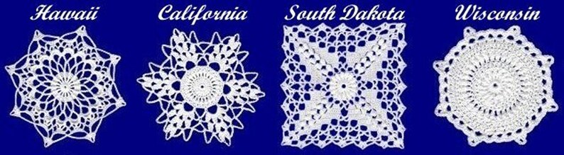 50 Fabulous Crochet Motifs in Thread Crochet INSTANT DOWNLOAD - Etsy