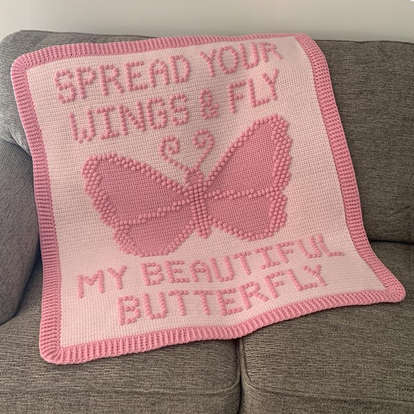 Butterfly Afghan Pattern - Etsy