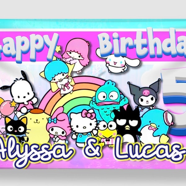 Hello Kittys Banner - Etsy