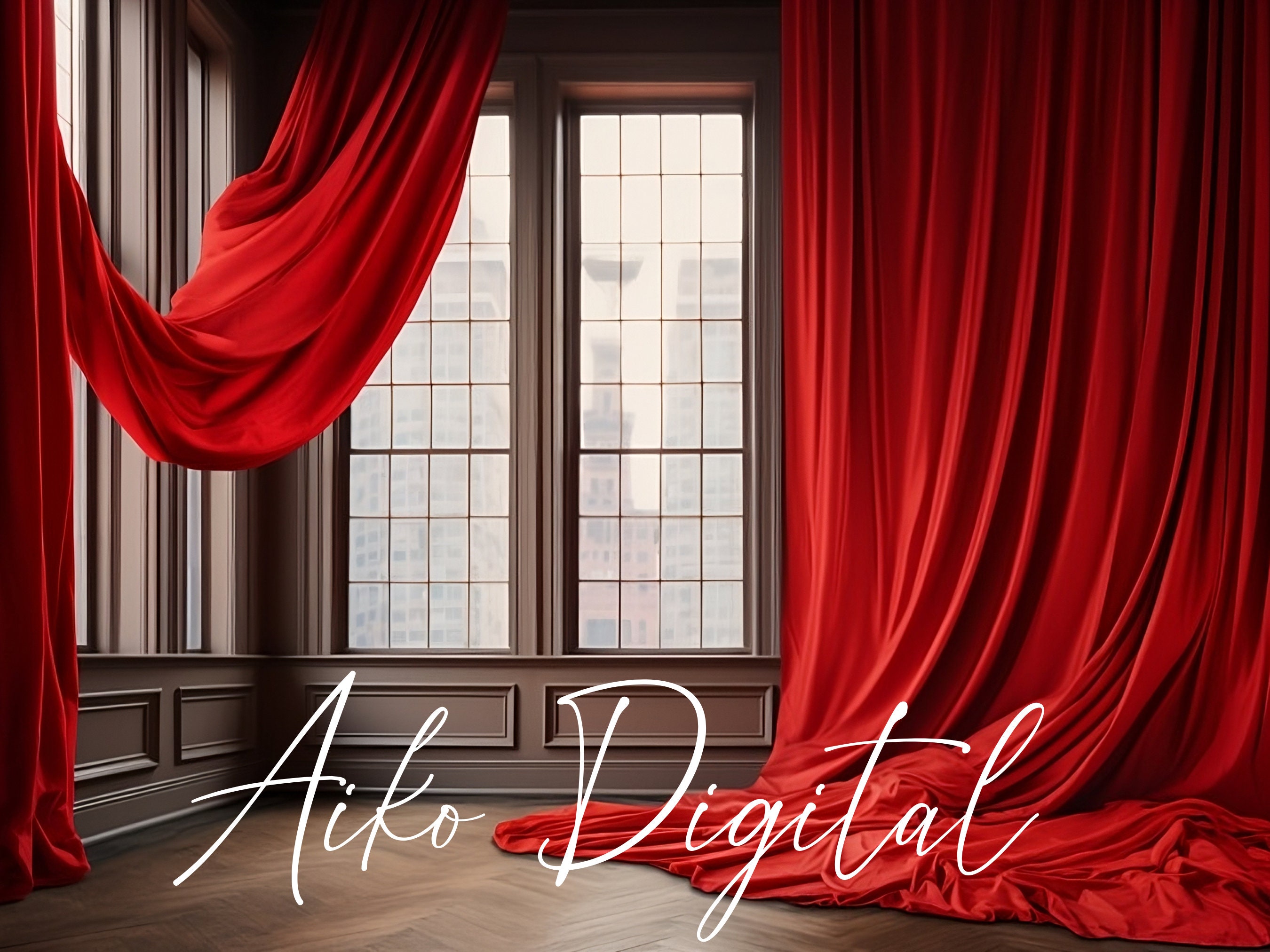 Enchanting Elegance: 12 Digital Red Silk Backdrops to Elevate Your ...