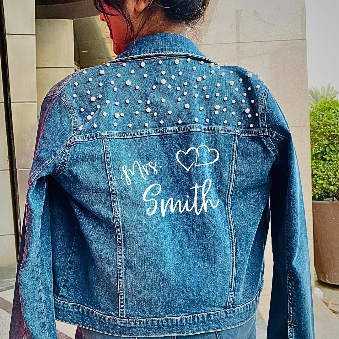 Custom Made Denim Jacket for Women Personalized Name Jacket - Etsy