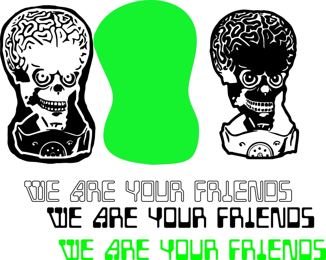 Mars Attacks! SVG Cut File - Etsy