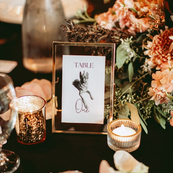 Custom Table Numbers - Etsy