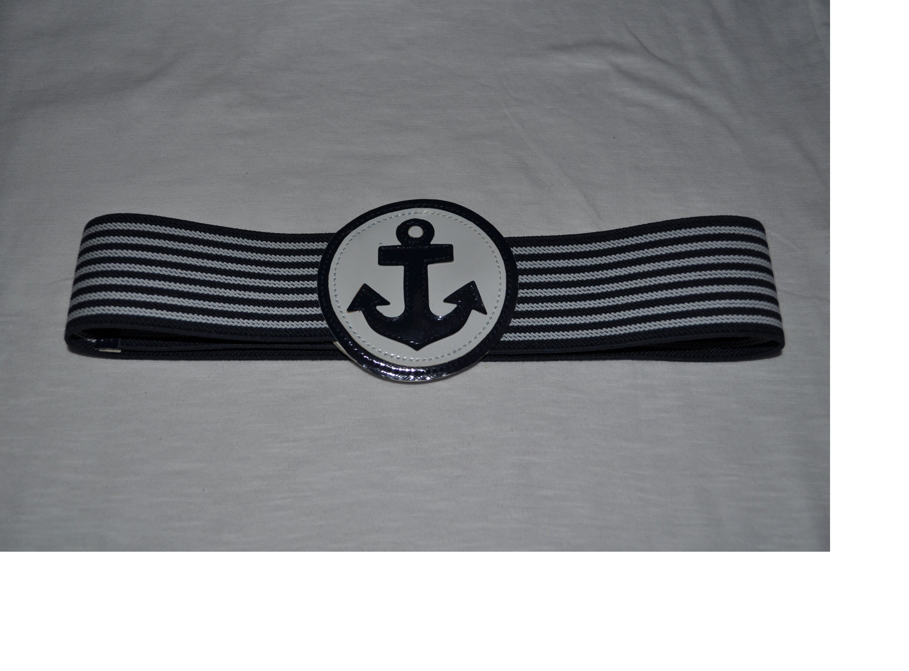 Sailor Belt Boat Anchor Logo Retro Vintage Striped Pin UP - Etsy