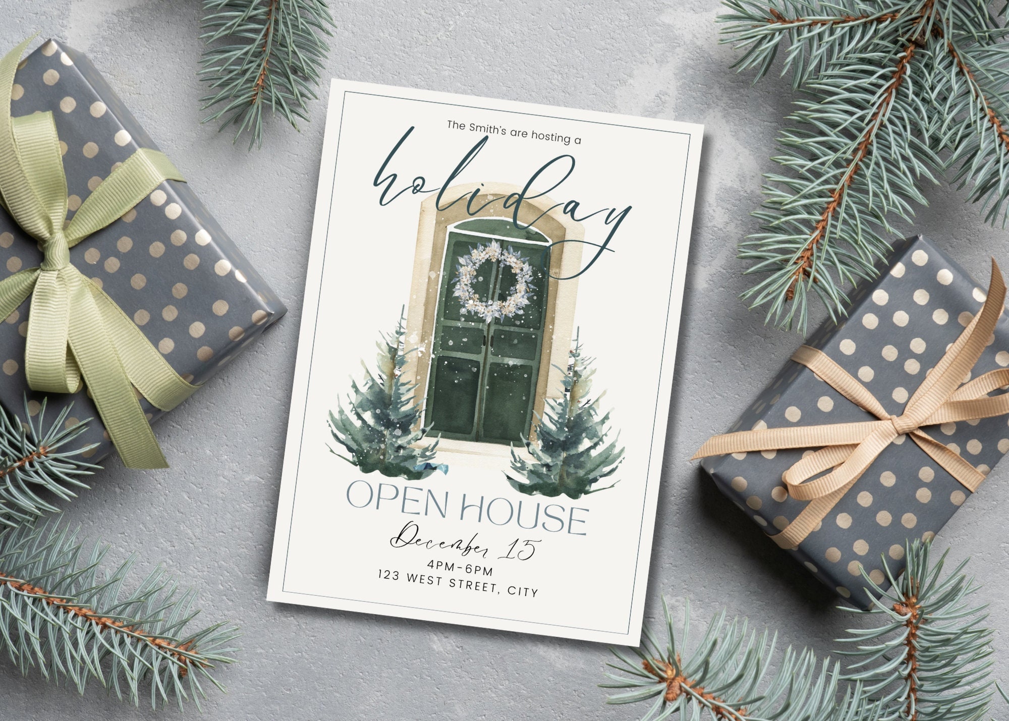 Holiday Open House Invitation - Etsy