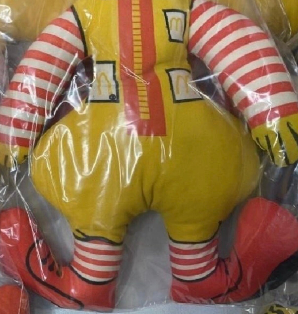 Cloth Ronald Mcdonald 1971 Doll Plush Fabric Nostalgic Vintage Mcdonald ...