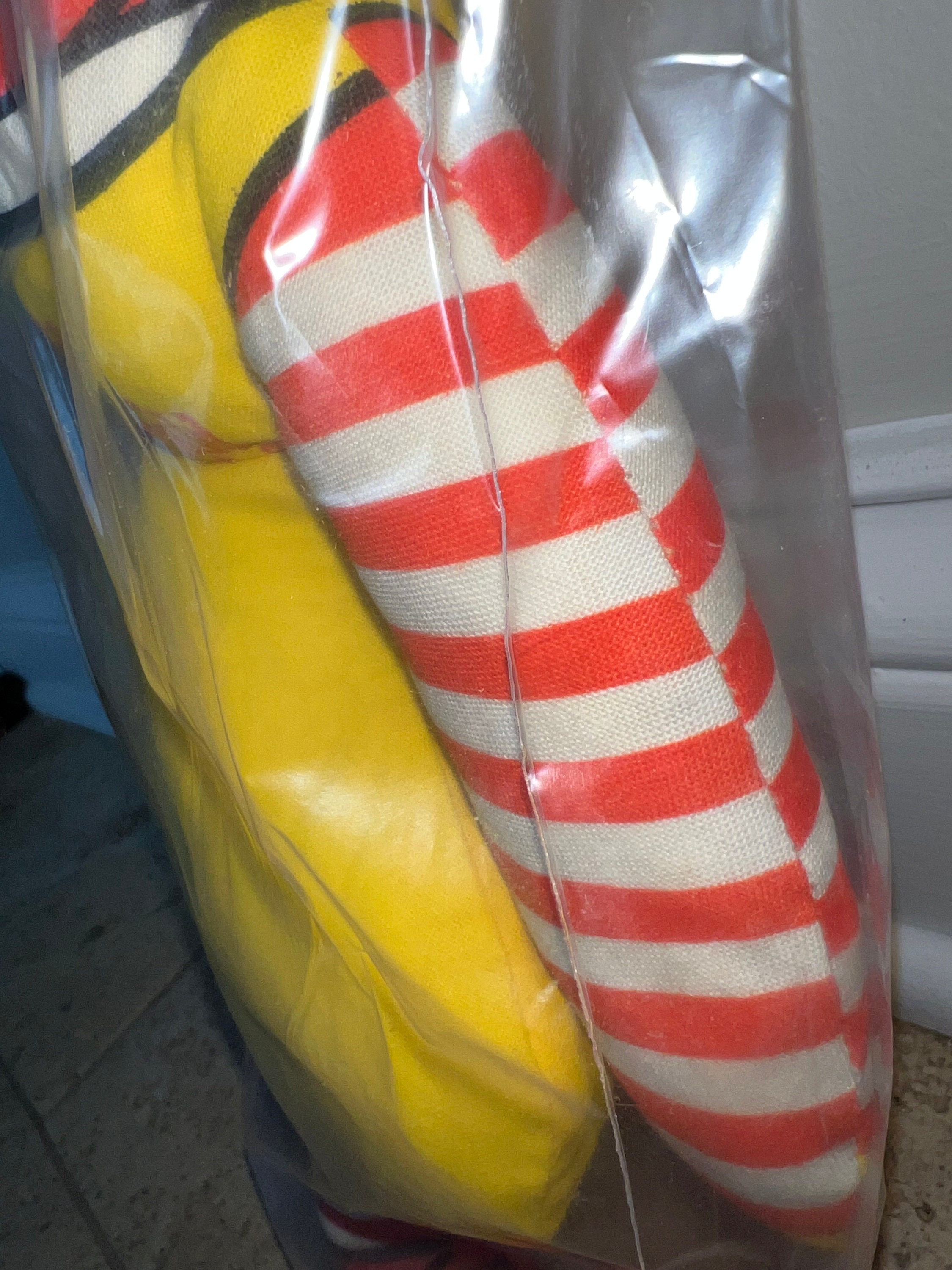 Cloth Ronald Mcdonald 1971 Doll Plush Fabric Nostalgic Vintage ...