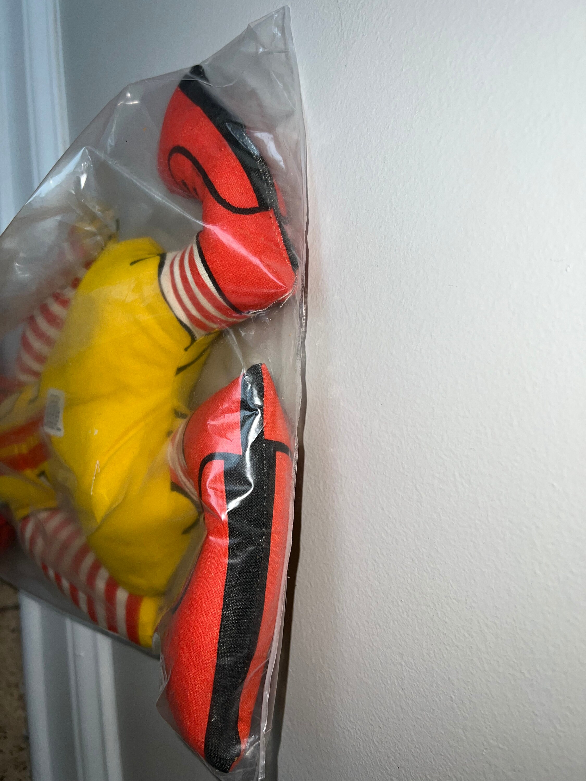 Cloth Ronald Mcdonald 1971 Doll Plush Fabric Nostalgic Vintage ...