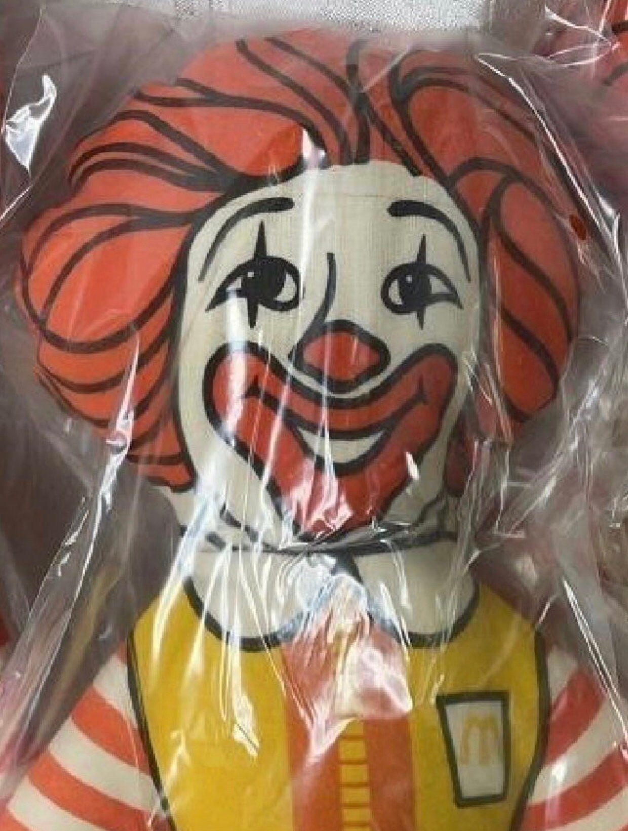 Cloth Ronald Mcdonald 1971 Doll Plush Fabric Nostalgic Vintage Mcdonald ...