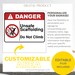 Unsafe Scaffolding Do Not Climb Printable Safety Signages - Etsy