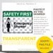 Emergency Shower, Printable Safety Signages, Digital Download - Etsy