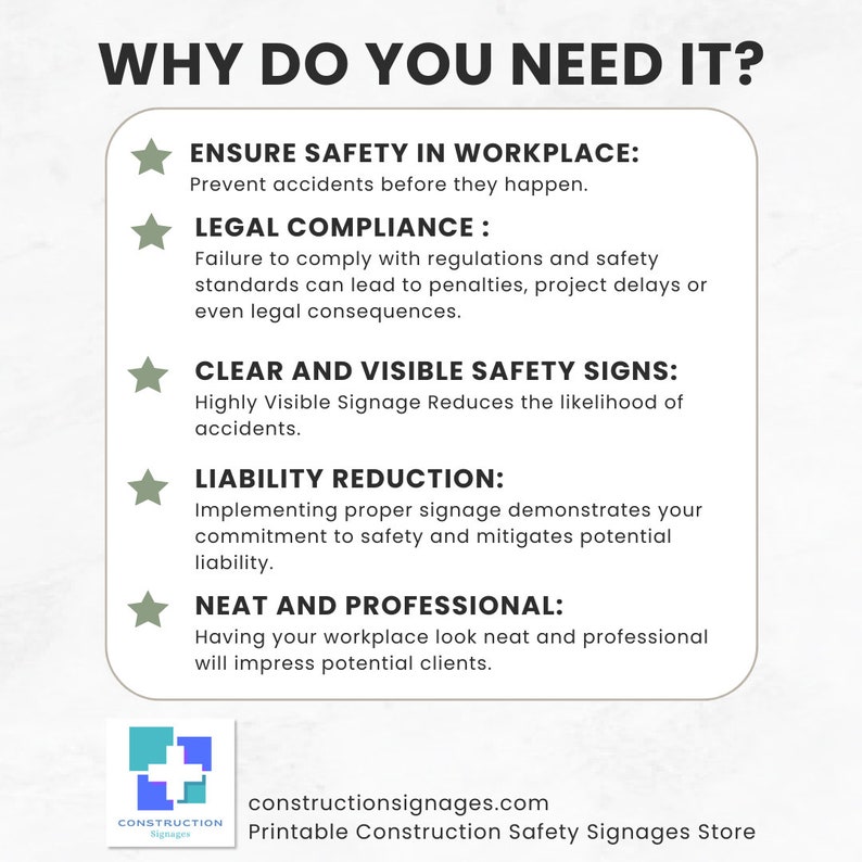 Use Handrail, Printable Safety Signage, Digital Download - Etsy