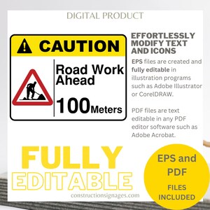 Safety Signages Bundle, Printable Safety Signage, Warning Sign Safety ...