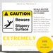 Beware, Slippery Surface, Printable Safety Signage, Caution ...