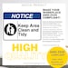 Keep Area Clean and Tidy, Safety Sign Printable, Digital Download - Etsy