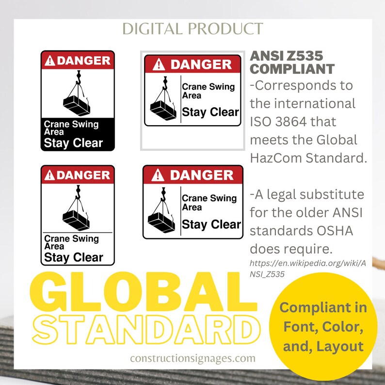 Safety Signs Bundle, Printable Safety Signs, Cricut Safety Sign, Safety ...