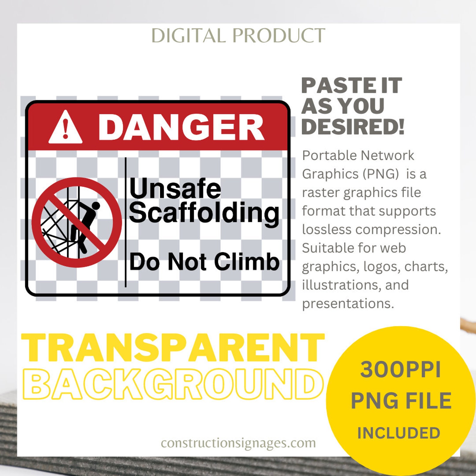 Unsafe Scaffolding Do Not Climb Printable Safety Signages - Etsy