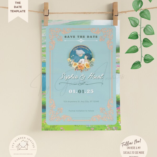 Wedding Invitation Castle - Etsy UK