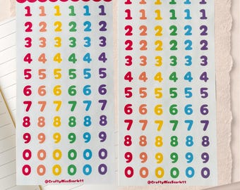 Rainbow Days of the Week Stickers | for Planners, Scrapbooks, Journals ...