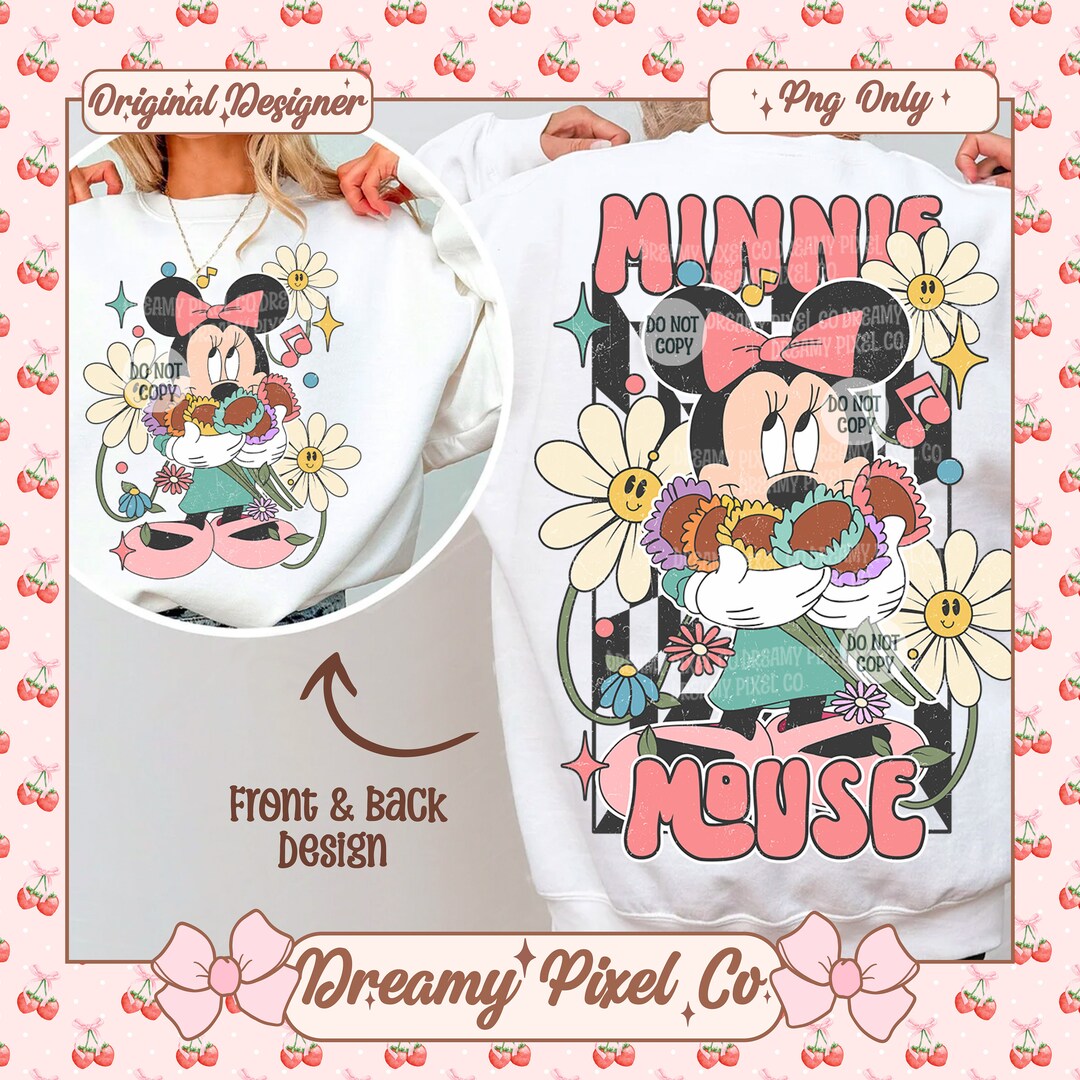 Retro Checkered Minnie PNG, Family Vacation Png, Family Trip Png, Vacay ...