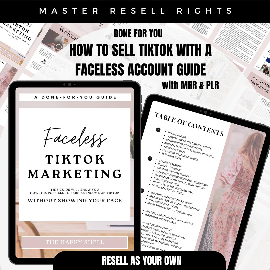 Faceless Marketing Bundle - How to Sell With a Faceless Account Ebook ...