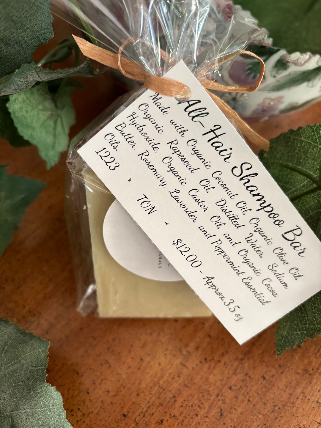 Organic Shampoo Bar - Etsy