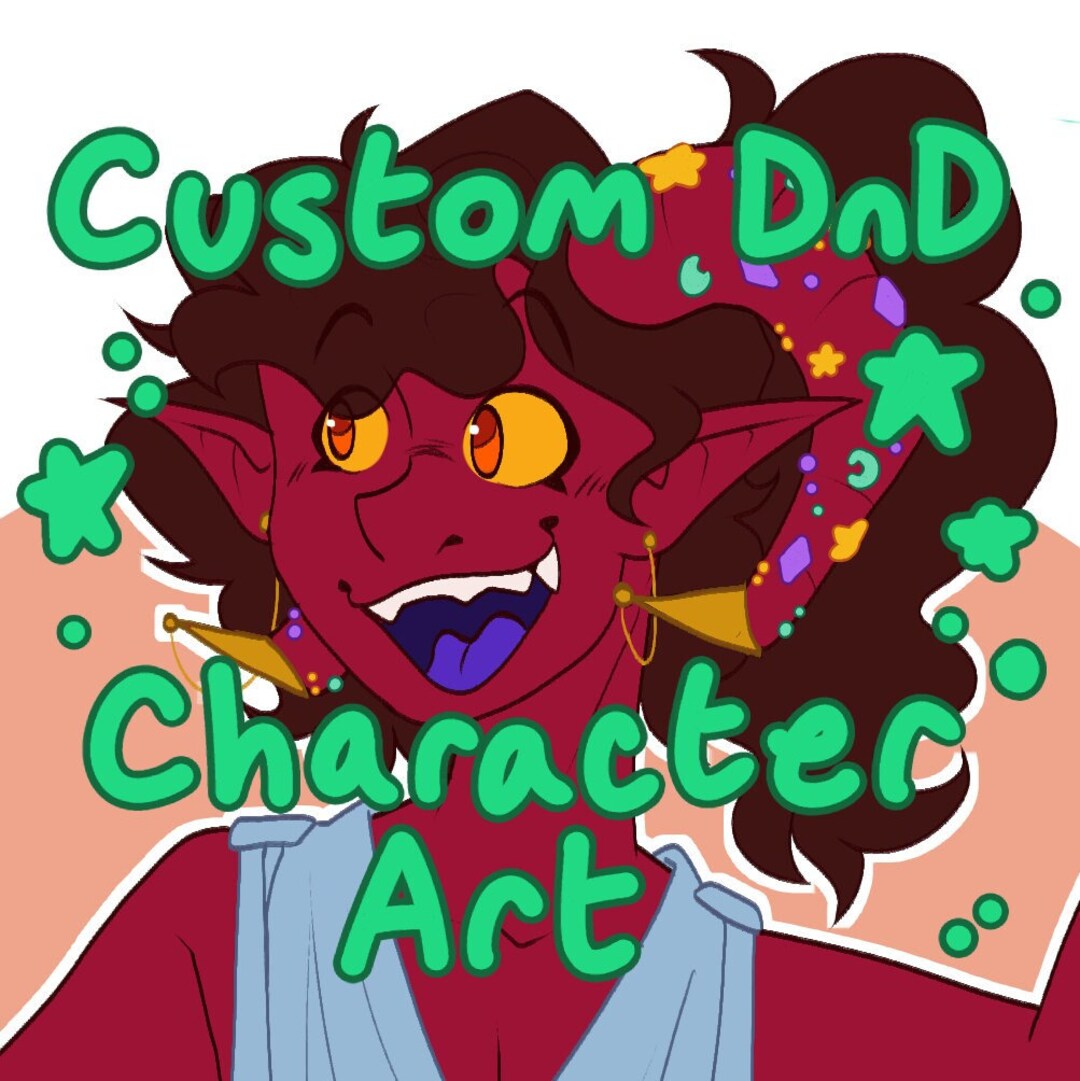 Custom Dnd Character Art - Etsy
