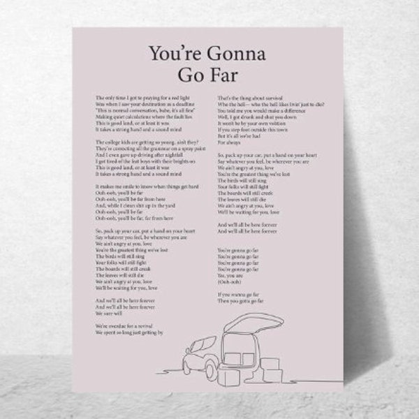 Noah Kahan Youre Gonna Go Far Sticker - Etsy