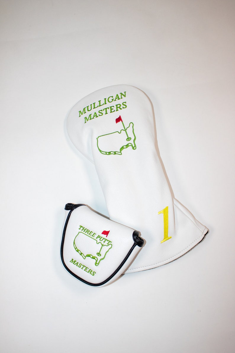 Luxury Mallet Putter Golf Cover 3 Putt Masters Premium Leather Head ...
