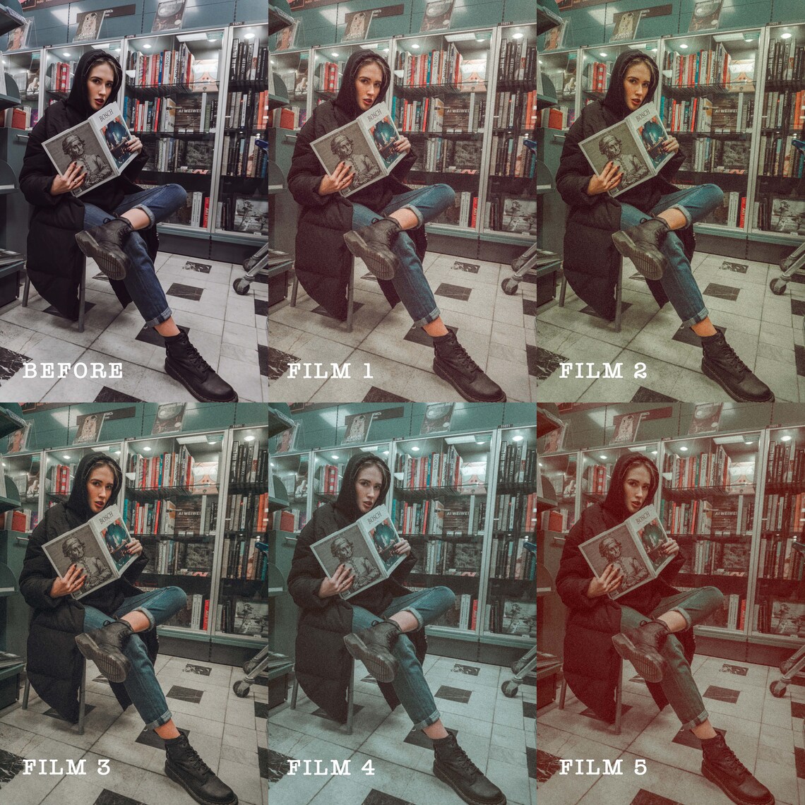35mm Film Lightroom Presets: Mobile & Desktop, 90s Retro (digital ...