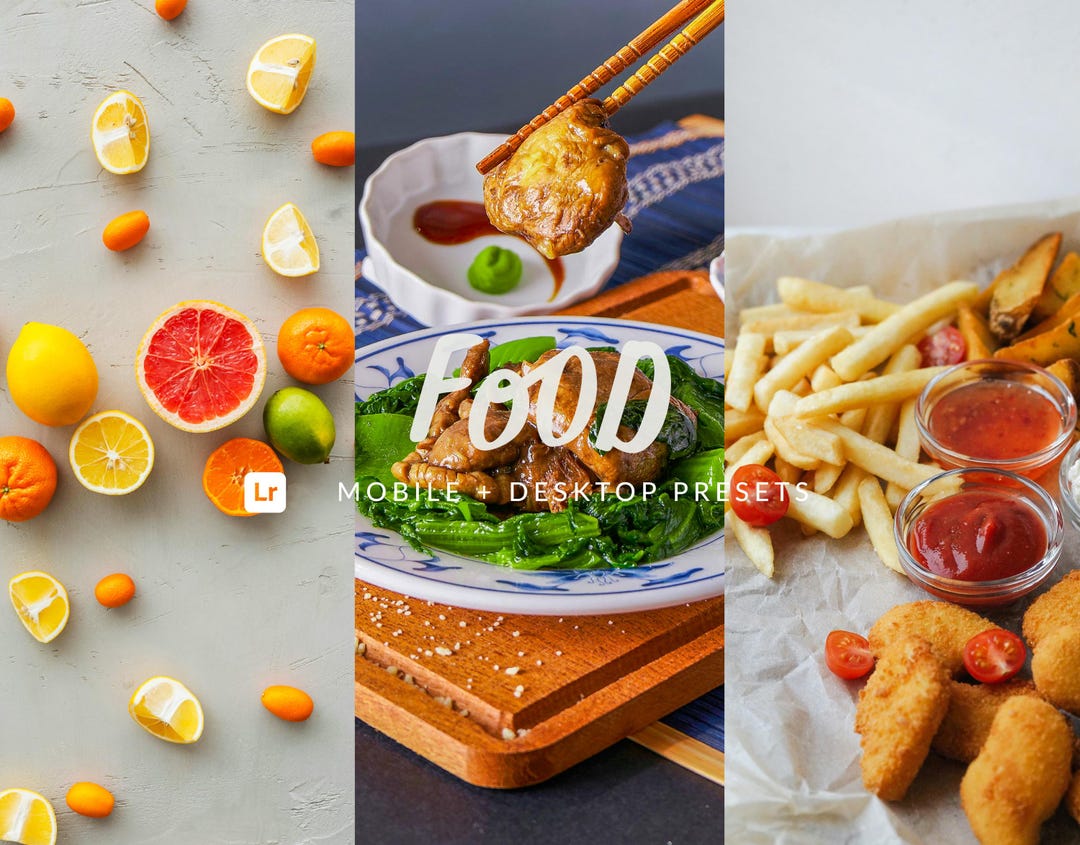 Food Photography Lightroom Presets: Mobile & Desktop (DNG + XMP) - Etsy