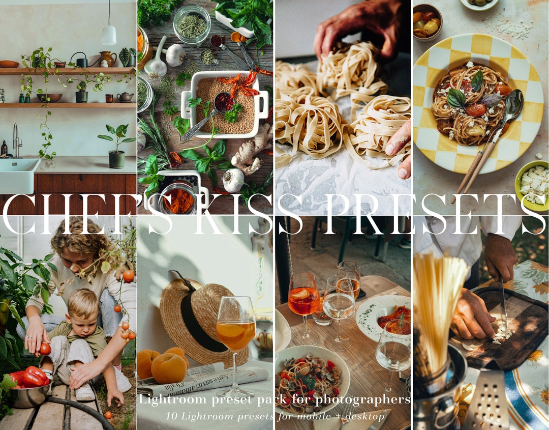 10 Yes Chef Presets Food Presets Chefs Kiss Foodie Photography Presets ...