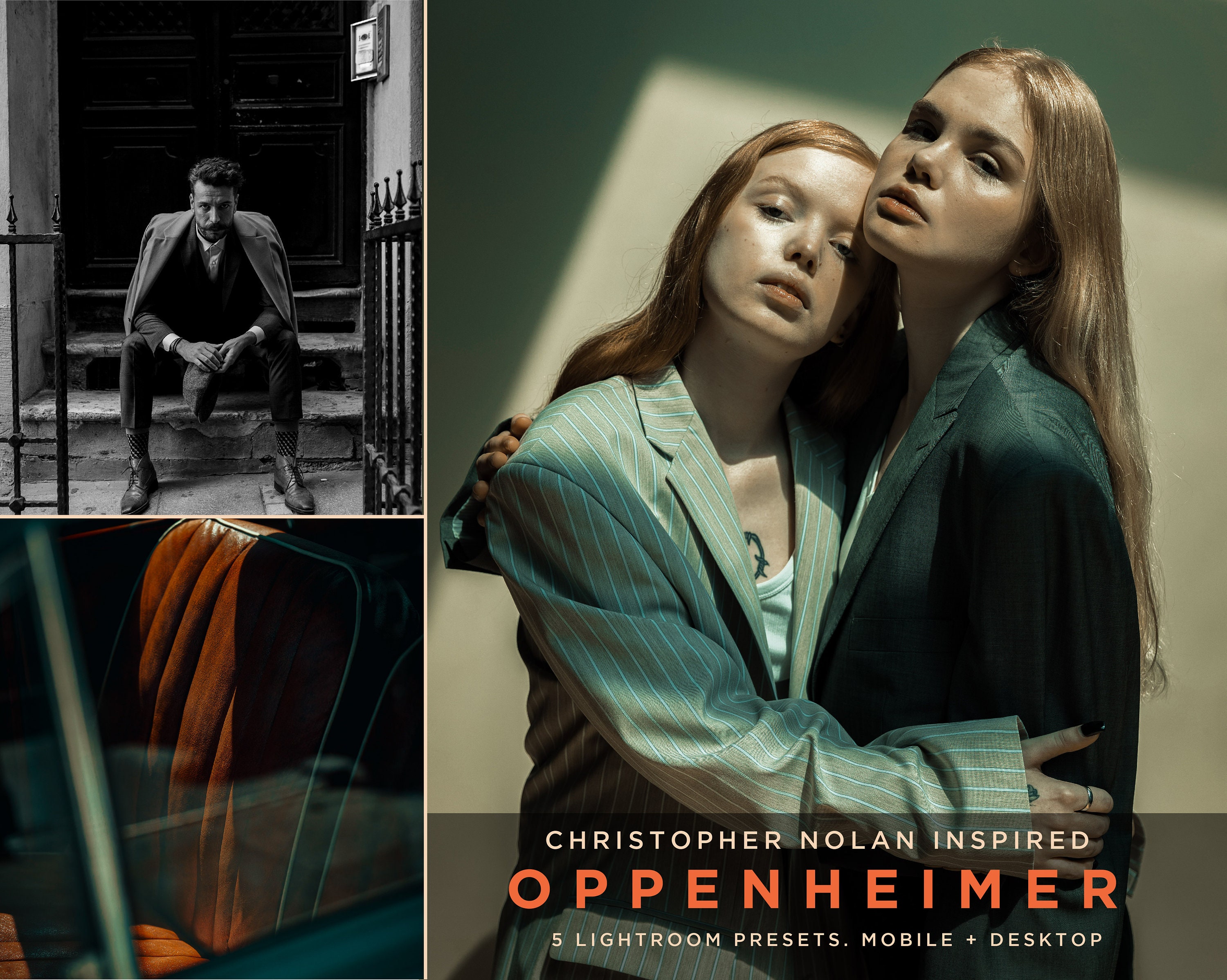 Cinematic Presets Oppenheimer Christopher Nolan Filter Presets Black ...