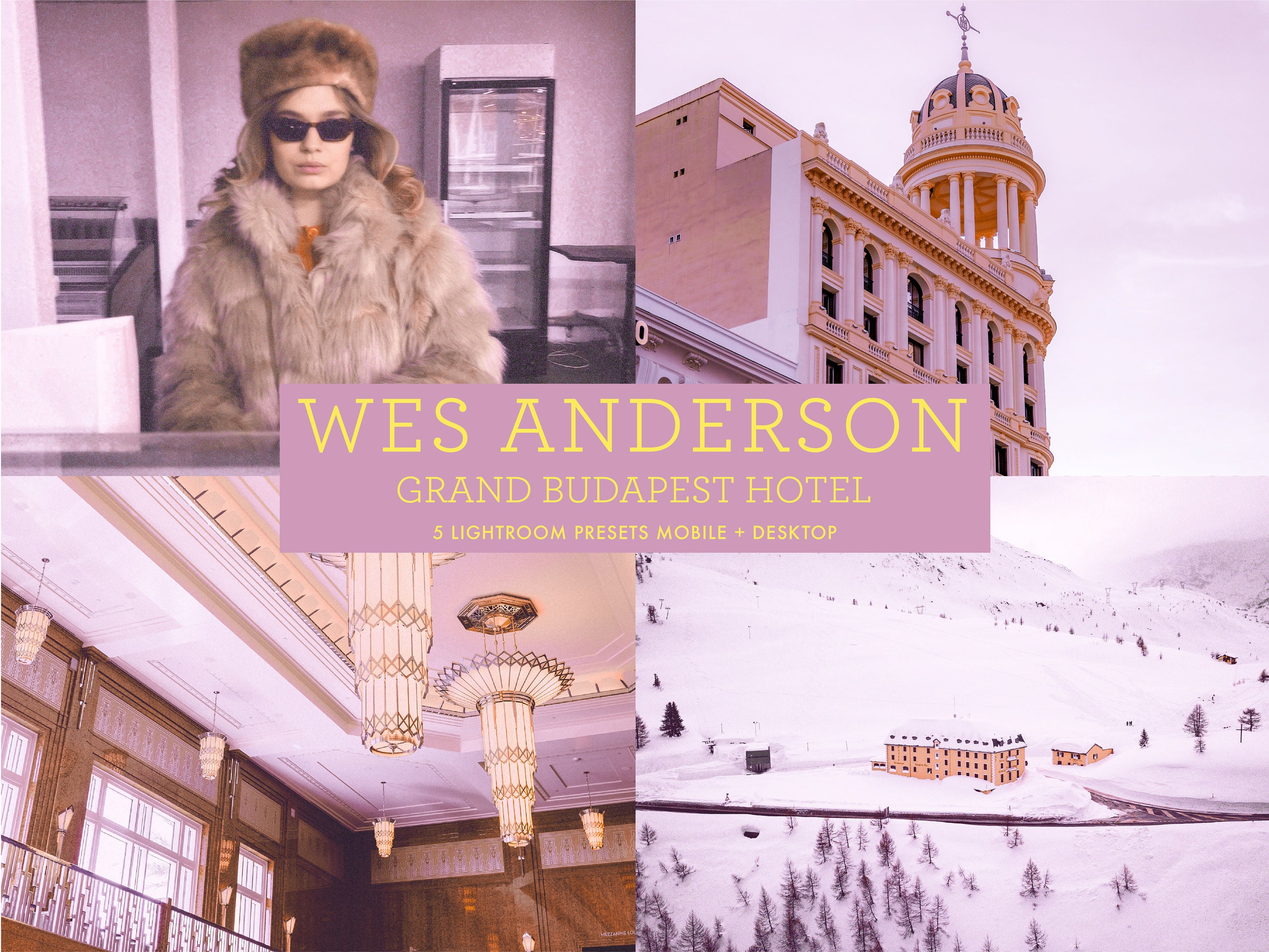 Wes Anderson Presets Color Grading Presets Lightroom Presets - Grand ...