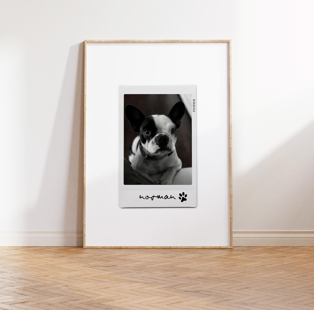 Custom Dog Poster, Cute Gift for Dog Mom, Dog Dad, Custom Pet Art ...