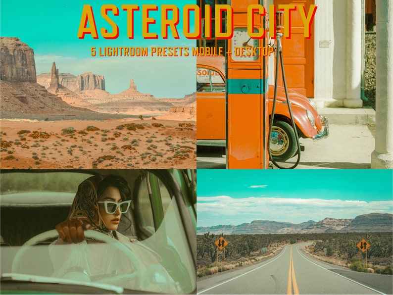 Cinematic Color Grading Presets: Wes Anderson, Asteroid City (45 ...