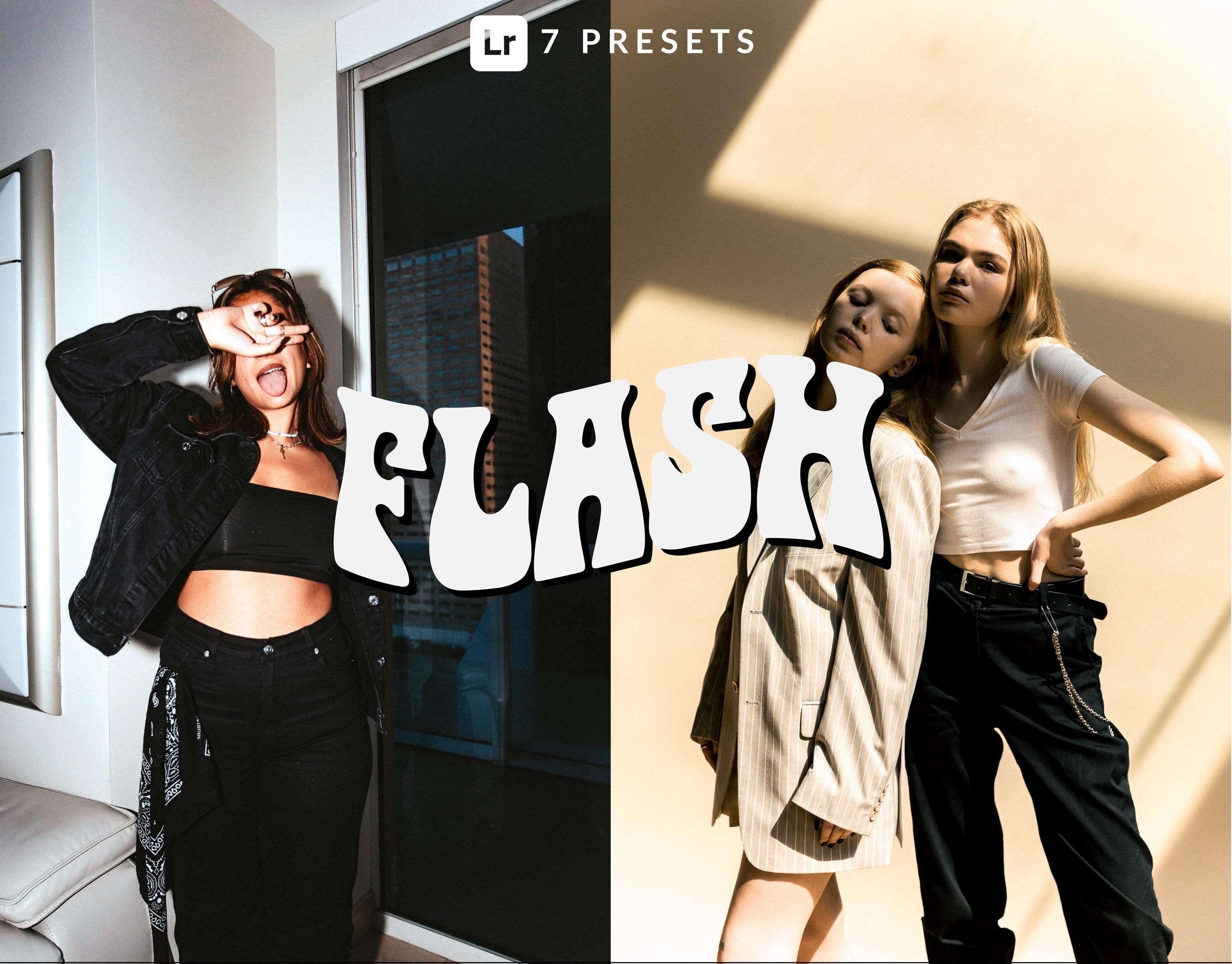 Flash Presets 90s Flash Preset Disposable Camera Flash Filter // Mobile Desktop Presets - Etsy