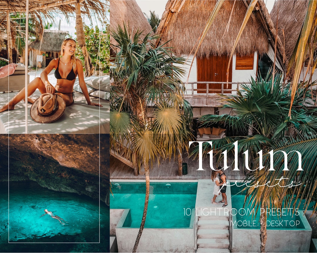Tulum Lightroom Presets: Summer, Travel (desktop & Mobile) - Etsy