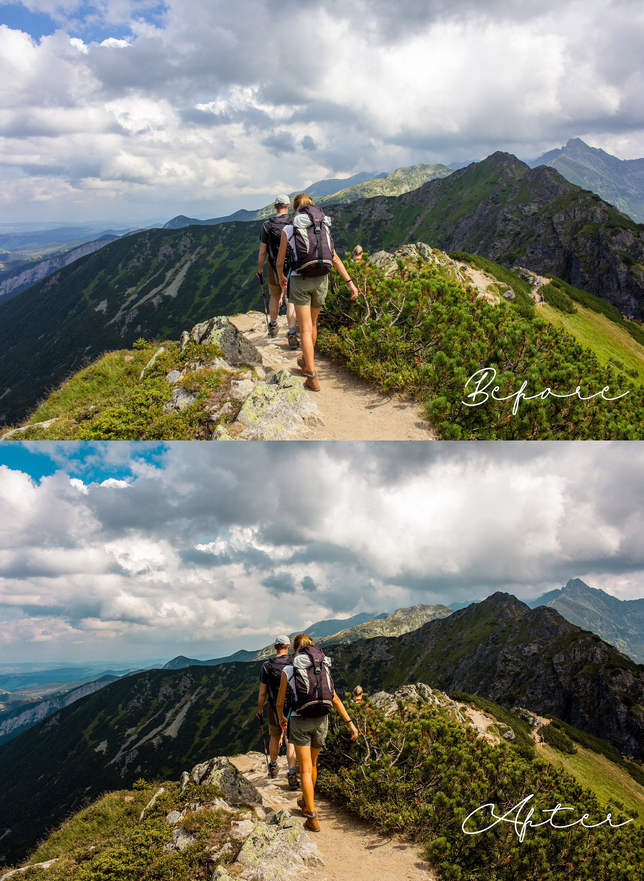 10 Hiking Mountain Presets Nature Outdoor Presets Landscape Presets Professional Photography ...