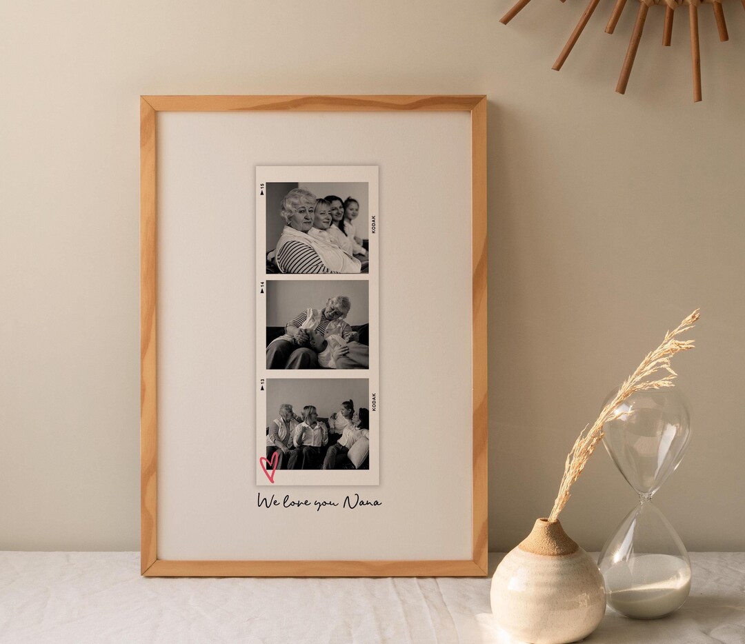 Personalized Memorial Gift Poster, Family Memorial Print, Polaroid ...