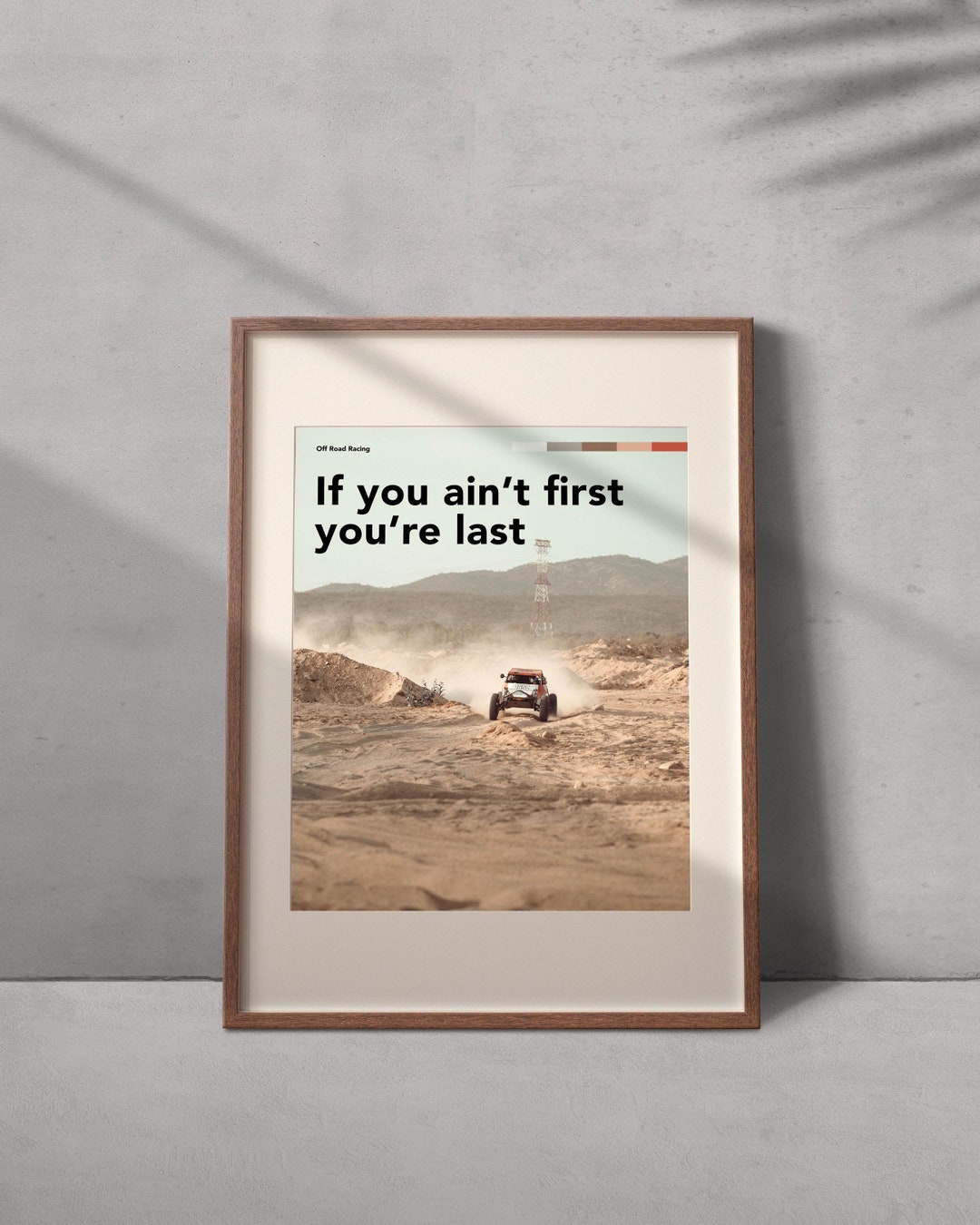 Off Road Racing Poster, off Road Trophy Race Truck Wall Art “if You Ain ...