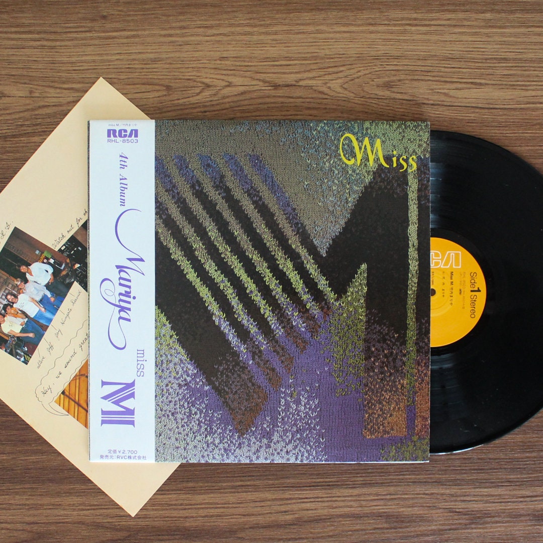 Mariya Takeuchi Miss M / Vintage 12 Vinyl LP Original 1980 ...