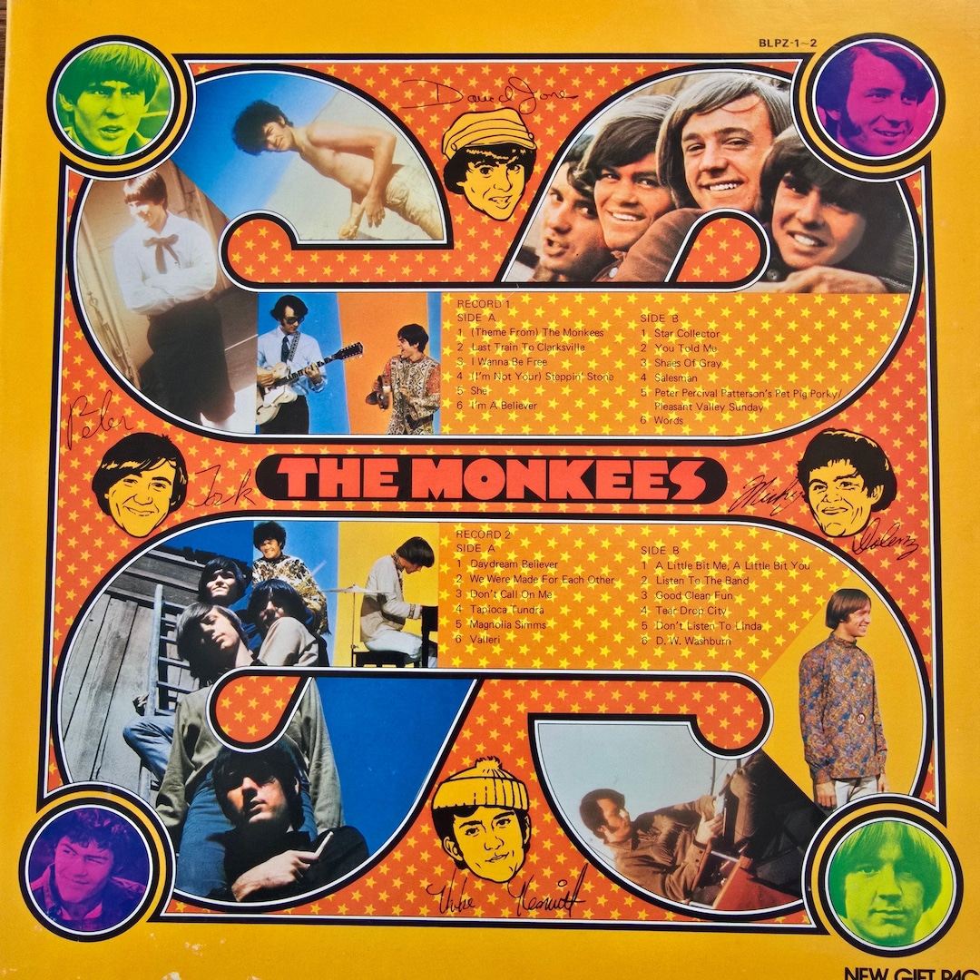 The Monkees New Gift Pack Vinyl / Records / Japanese Press - Etsy
