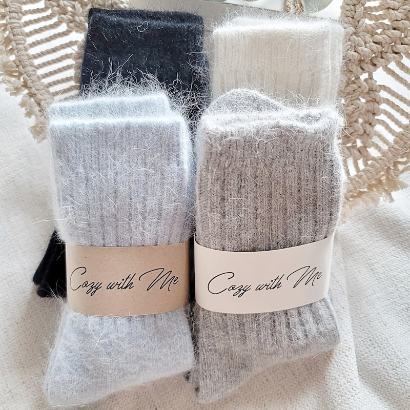 Embroidered Thick Socks - Etsy