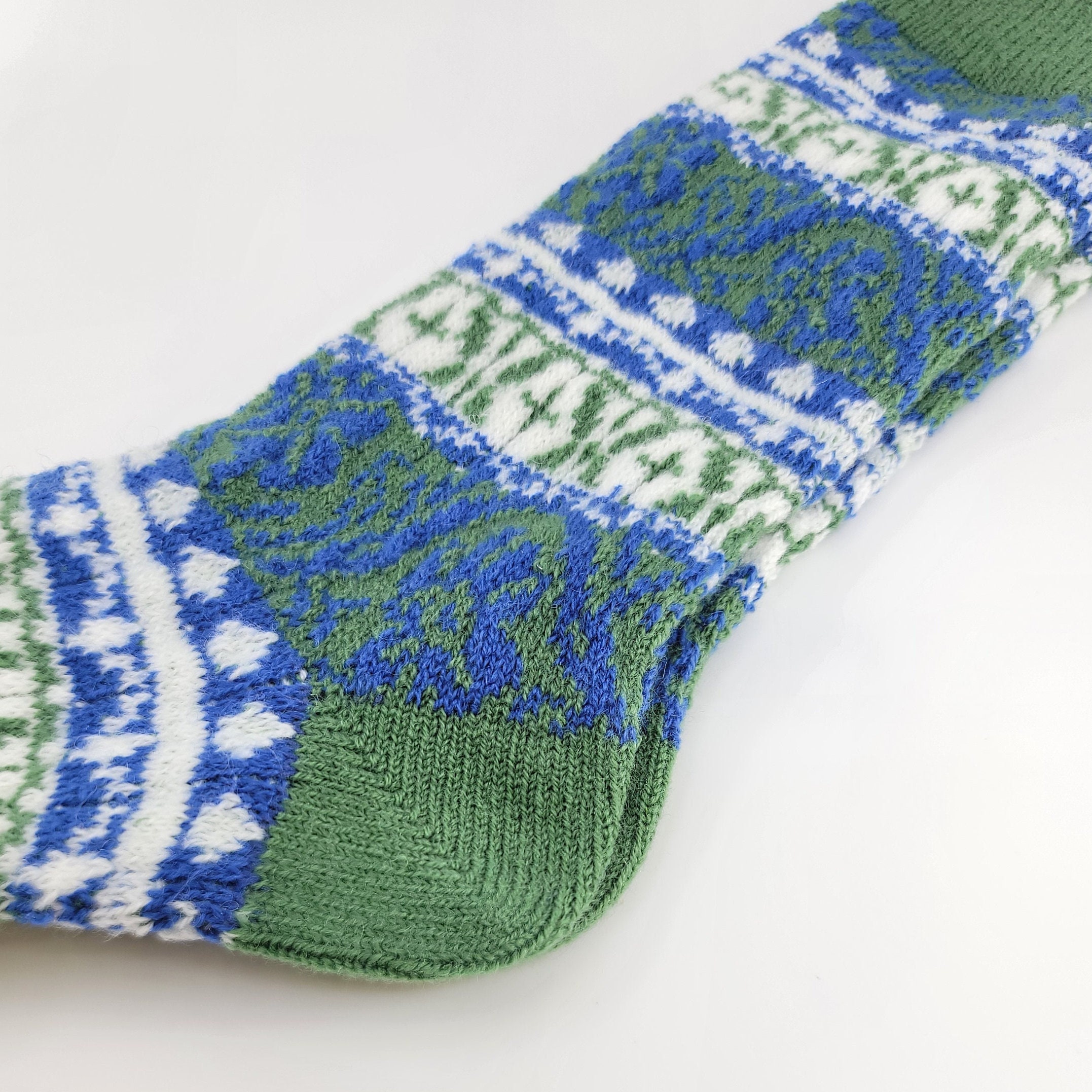 Winter Green Wool Socks luxe Fabrics Comfie Sock women Premium Soft ...