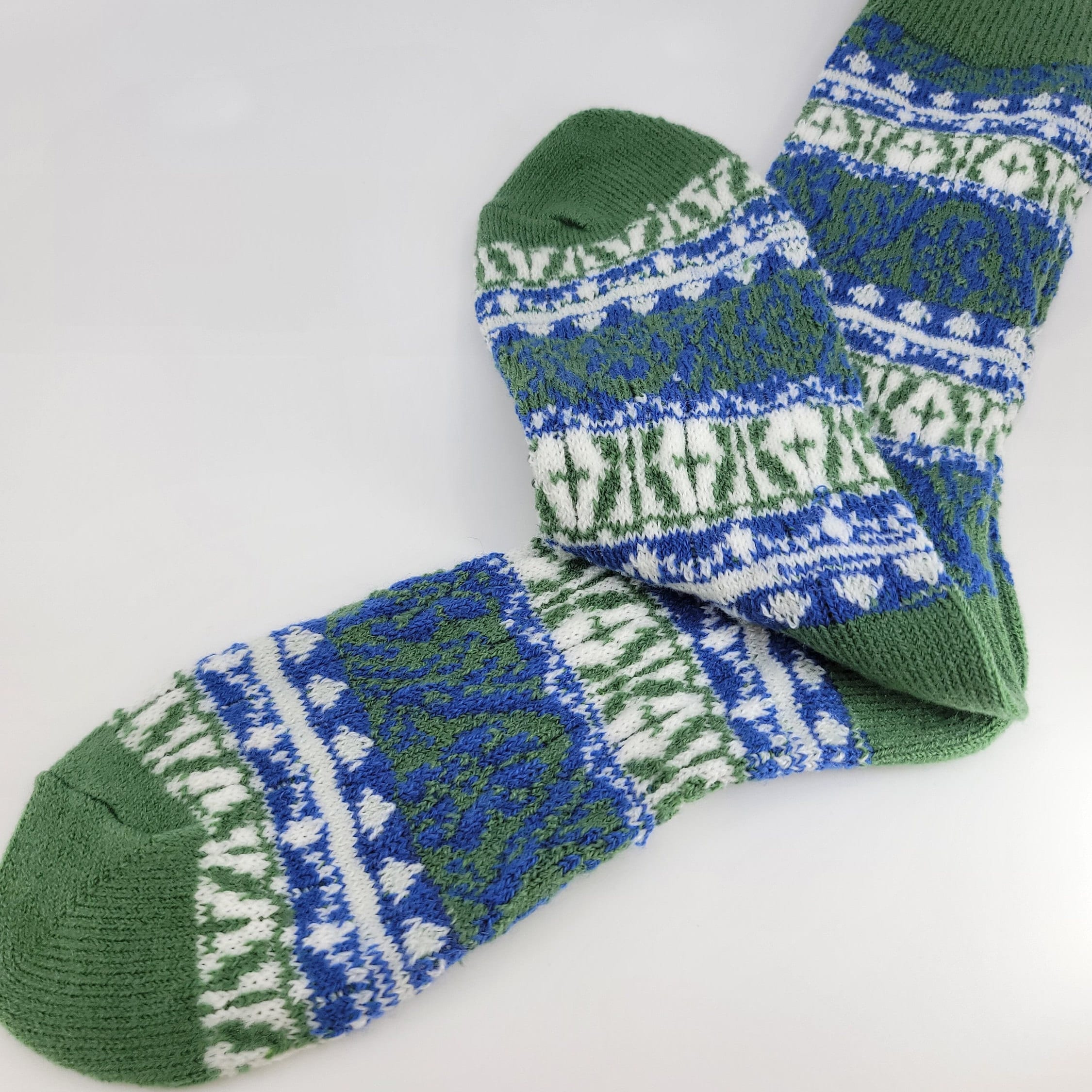 Winter Green Wool Socks luxe Fabrics Comfie Sock women Premium Soft ...