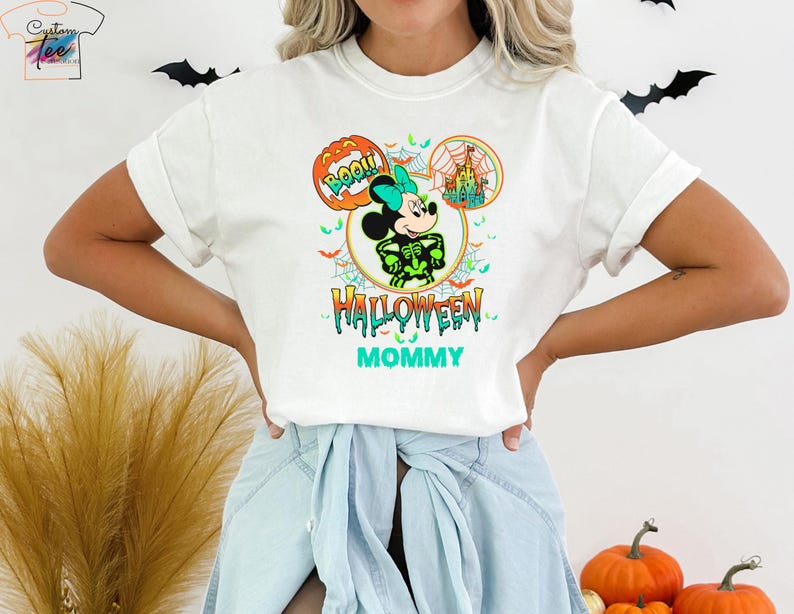 Disney Halloween 2026 Skeleton Shirt, Minnie Mouse, Family Outfit - Etsy