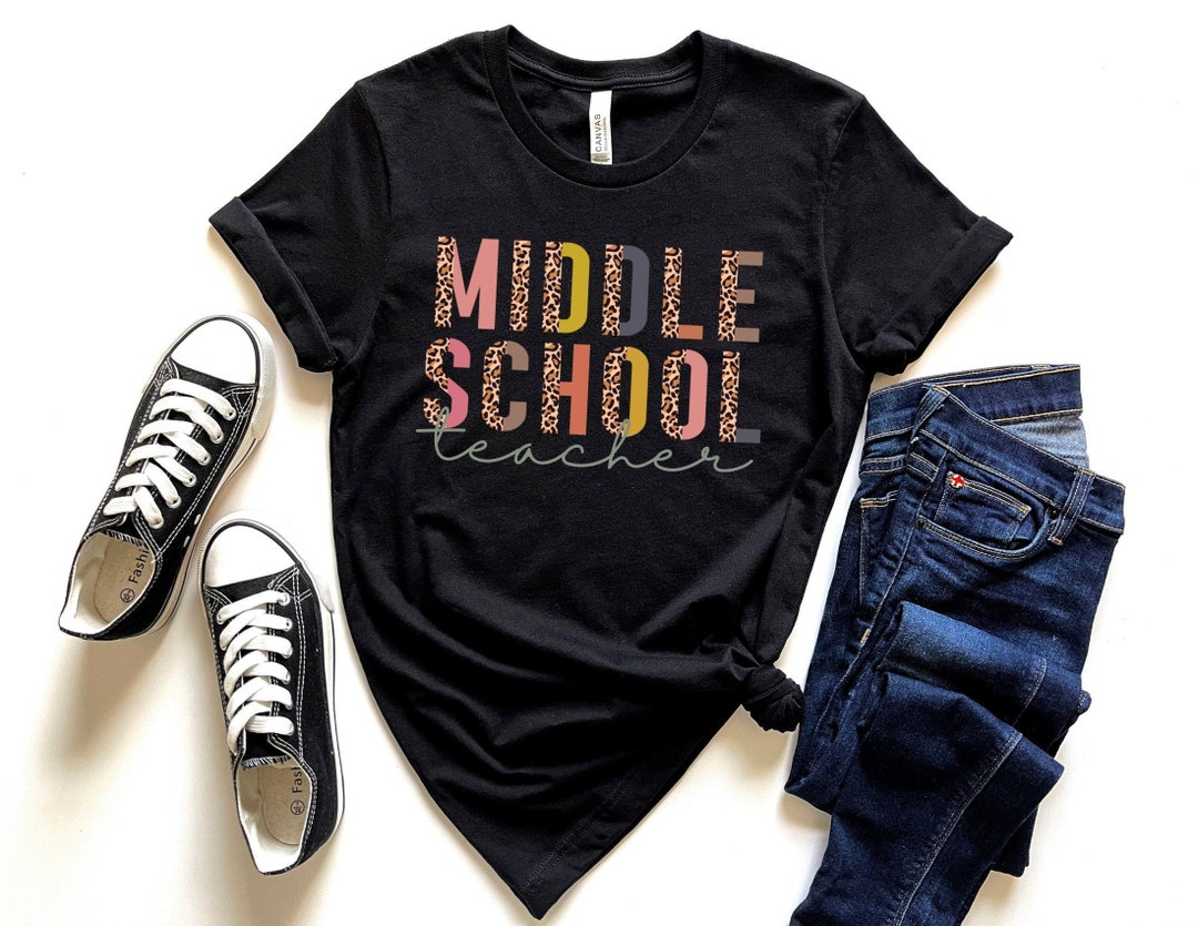 Middle School Teacher Shirt, Back to School Shirt, Elementary School ...